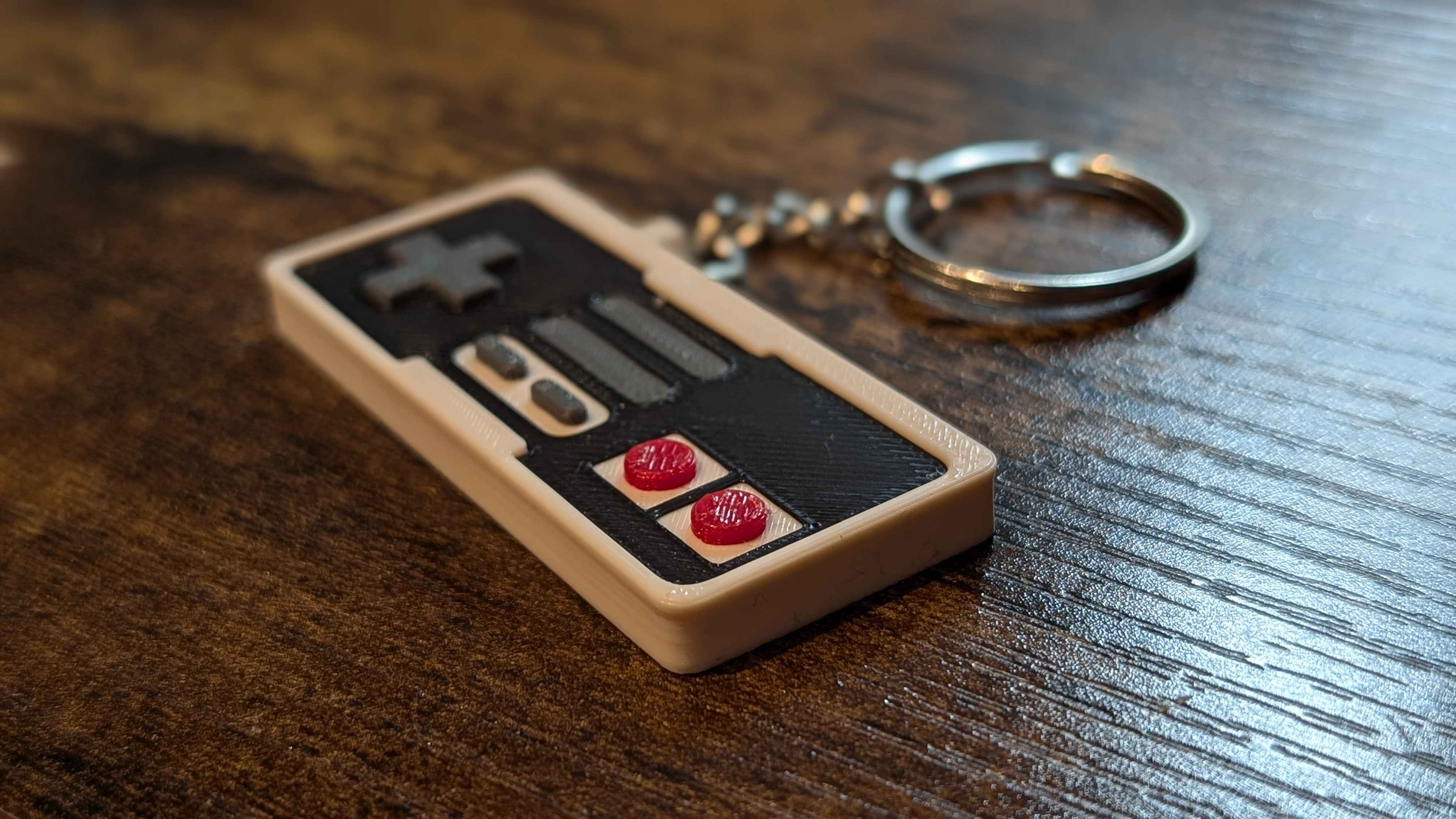 NES controller keychain by Zoltan | Download free STL model ...