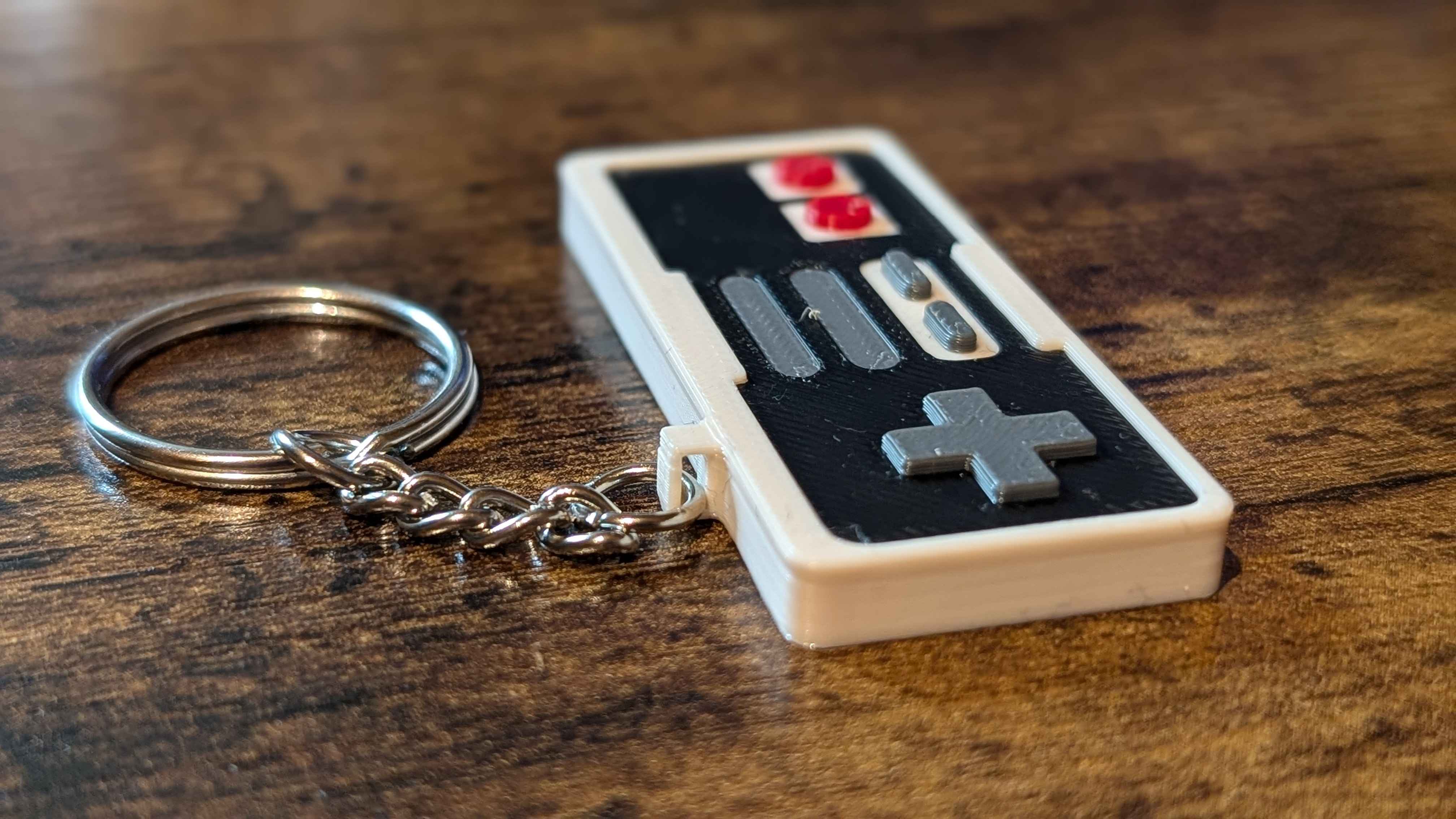 NES controller keychain by Zoltan | Download free STL model ...
