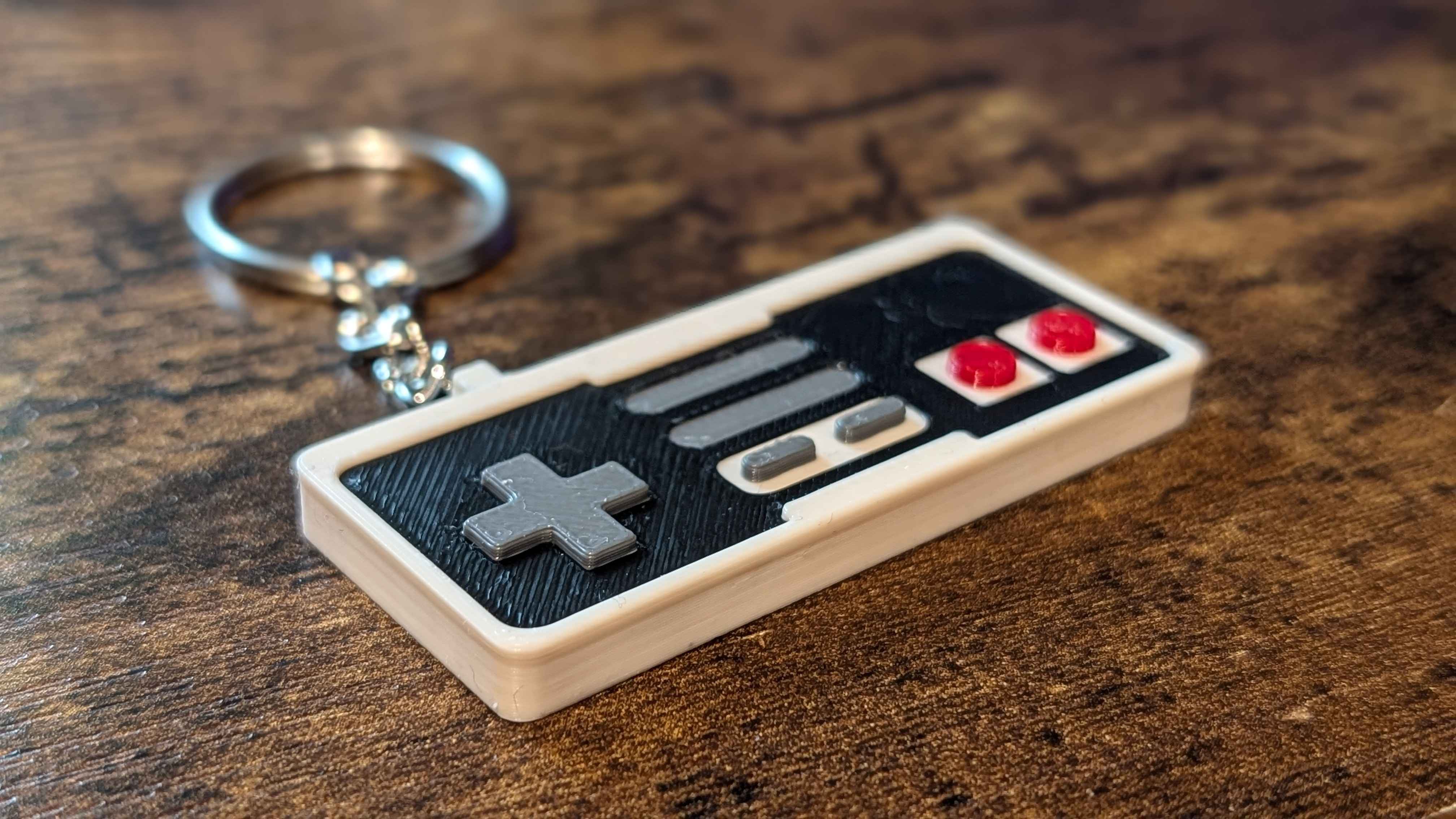 NES controller keychain by Zoltan | Download free STL model ...