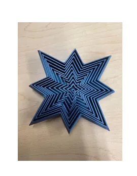 Star Fidget Toy by Theone | Download free STL model | Printables.com