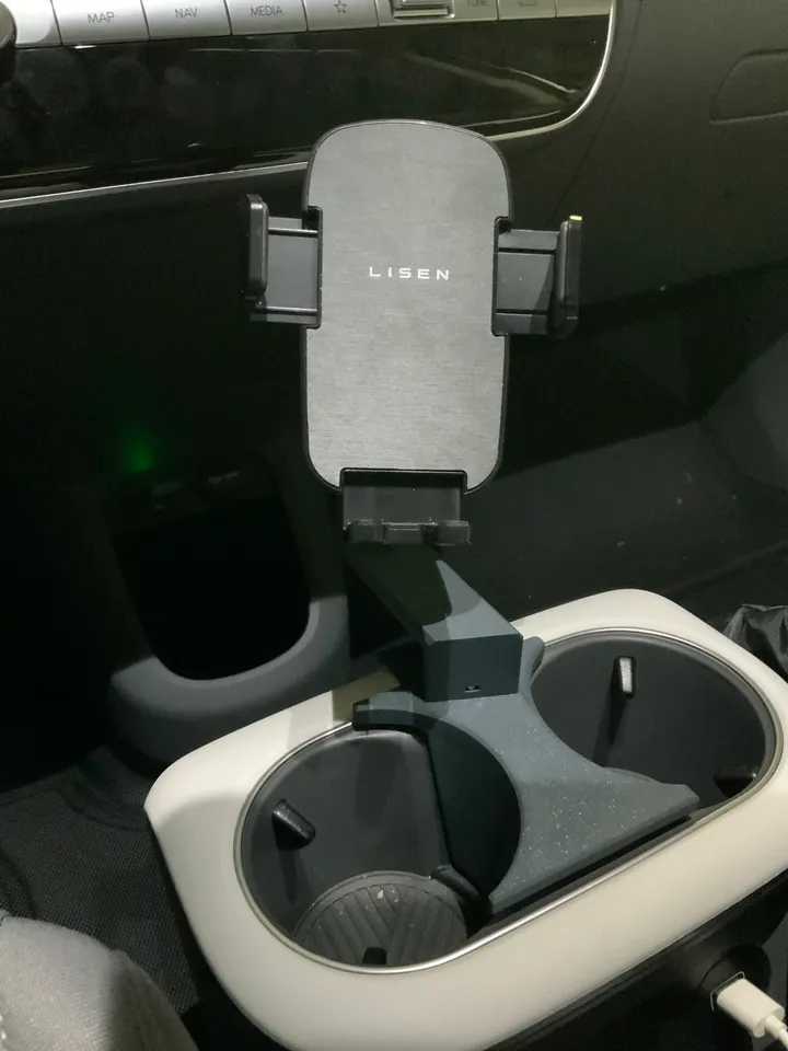 Center Console Phone Holder/Mount for Hyundai Ioniq 5 by EcoDad ...