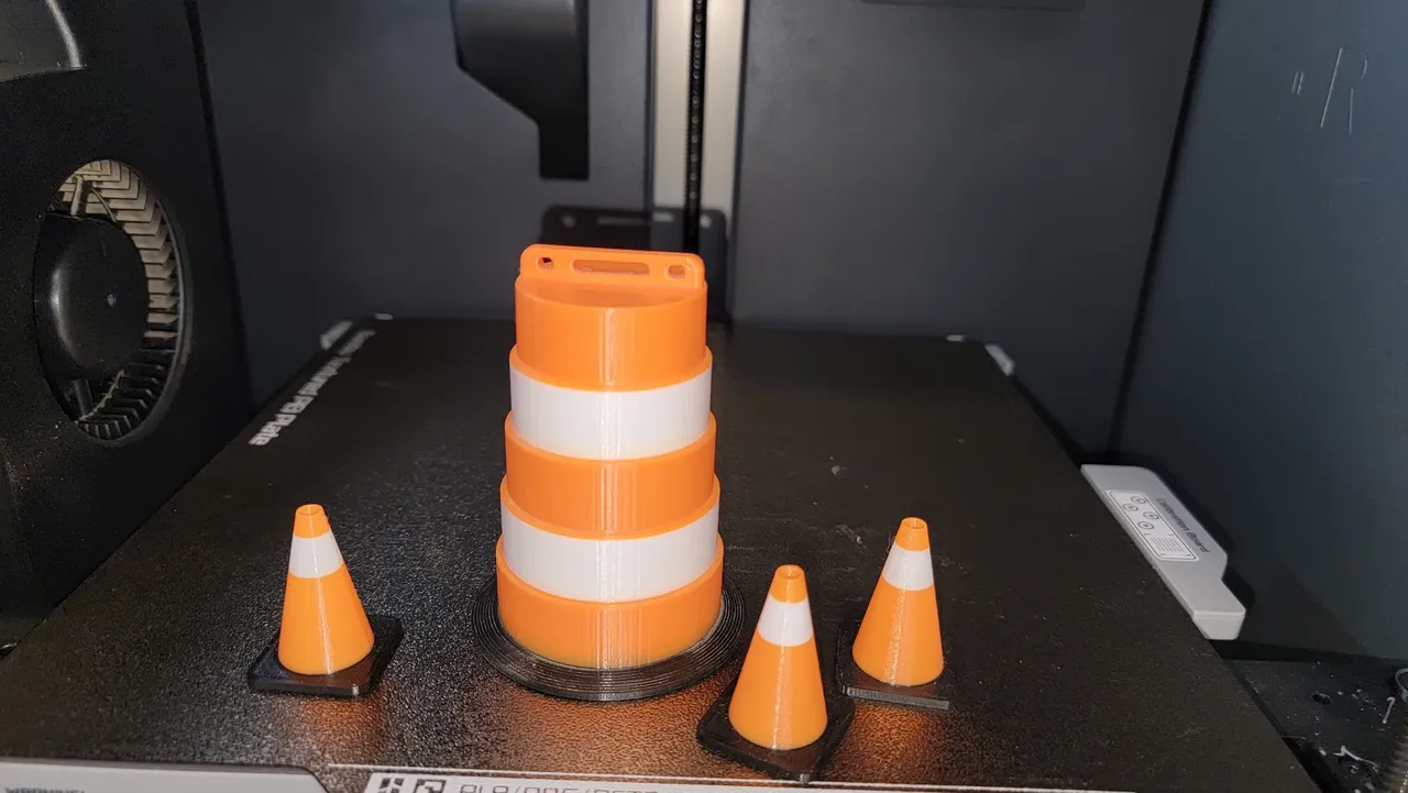 Easy multicolor Orange Barrel by Angrysquirrel | Download free STL ...
