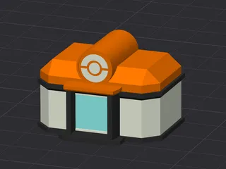 Pokemon PokéCenter V1 by Lucas | Download free STL model | Printables.com