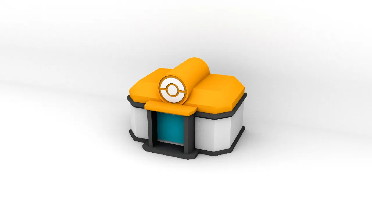 Pokemon PokéCenter V1 by Lucas | Download free STL model | Printables.com