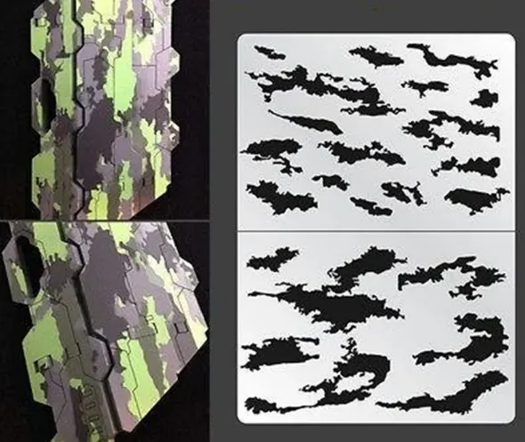 Stripe Camo Stencil (works with spray paint) by ThatOneAirsofter ...