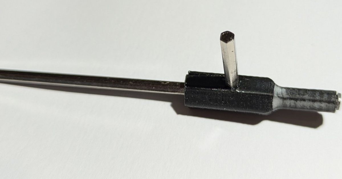 Allen Key to Hex Bit Adaptor - REMIX for 4mm Driver by Gigabeast ...