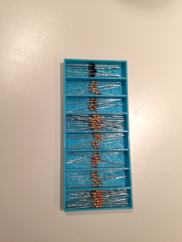 arduino starter kit resistor and diode box by danielyc | Download free ...