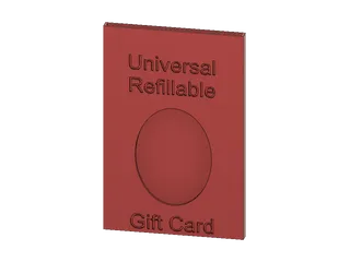 Universal refillable gift card by Cinnamon - Become | Download free STL ...
