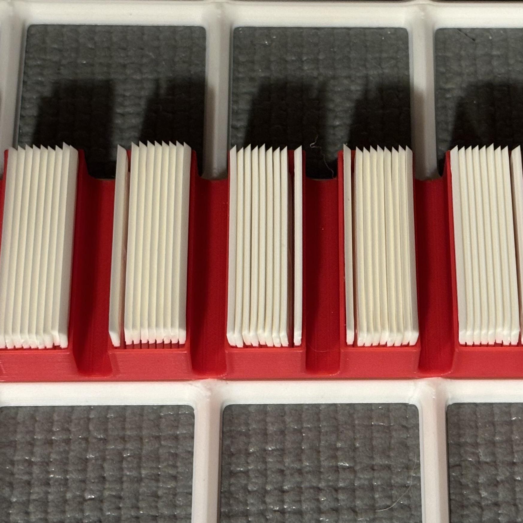 Gridfinity plastic razor blade storage (5 X 1) by DenEG | Download free ...