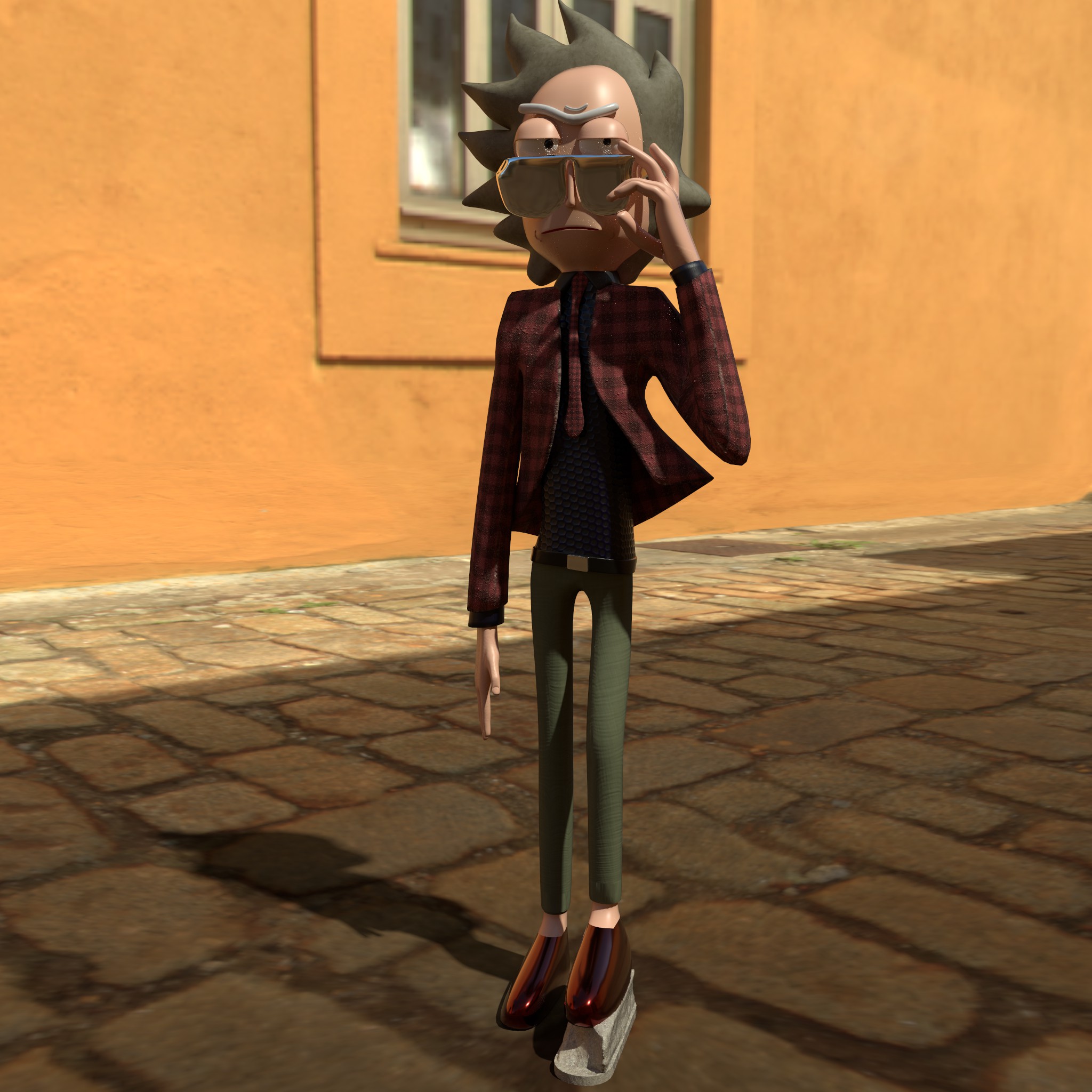 Rick Sanchez Rick Morty By Druk Cg Download Free Stl Model