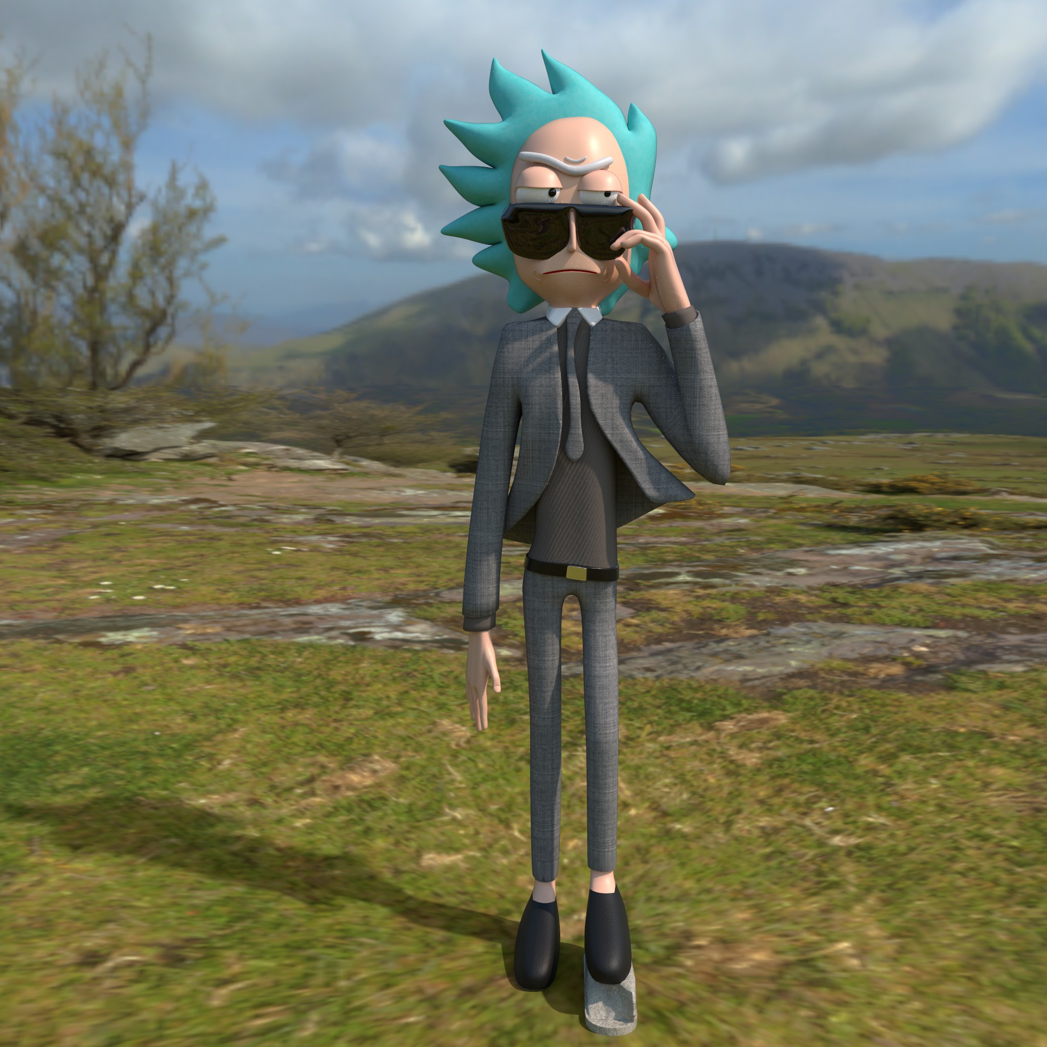 Rick Sanchez [ Rick & Morty ] by Druk CG | Download free STL model ...