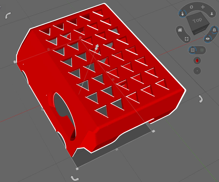 Qidi 4 Plus Tool Head with Full triangle pattern by Michael Hathaway ...