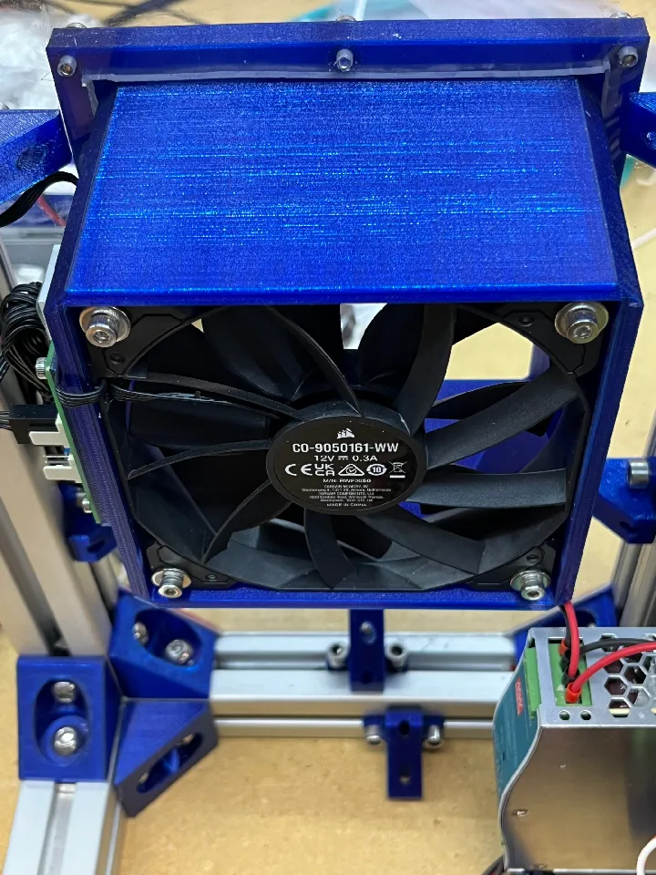 120mm Enclosure Fan & Controller Mount by Alloysome | Download free STL ...
