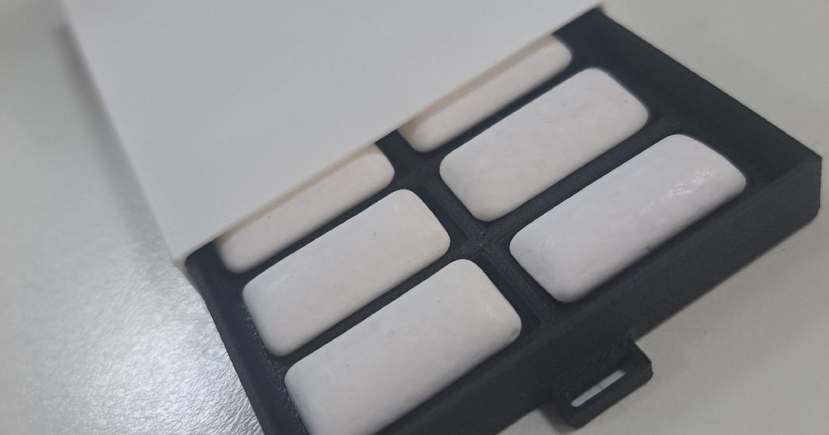 Portable Chewing Gum Case (Holds 12 Pcs) by Nut_Juice707 | Download ...