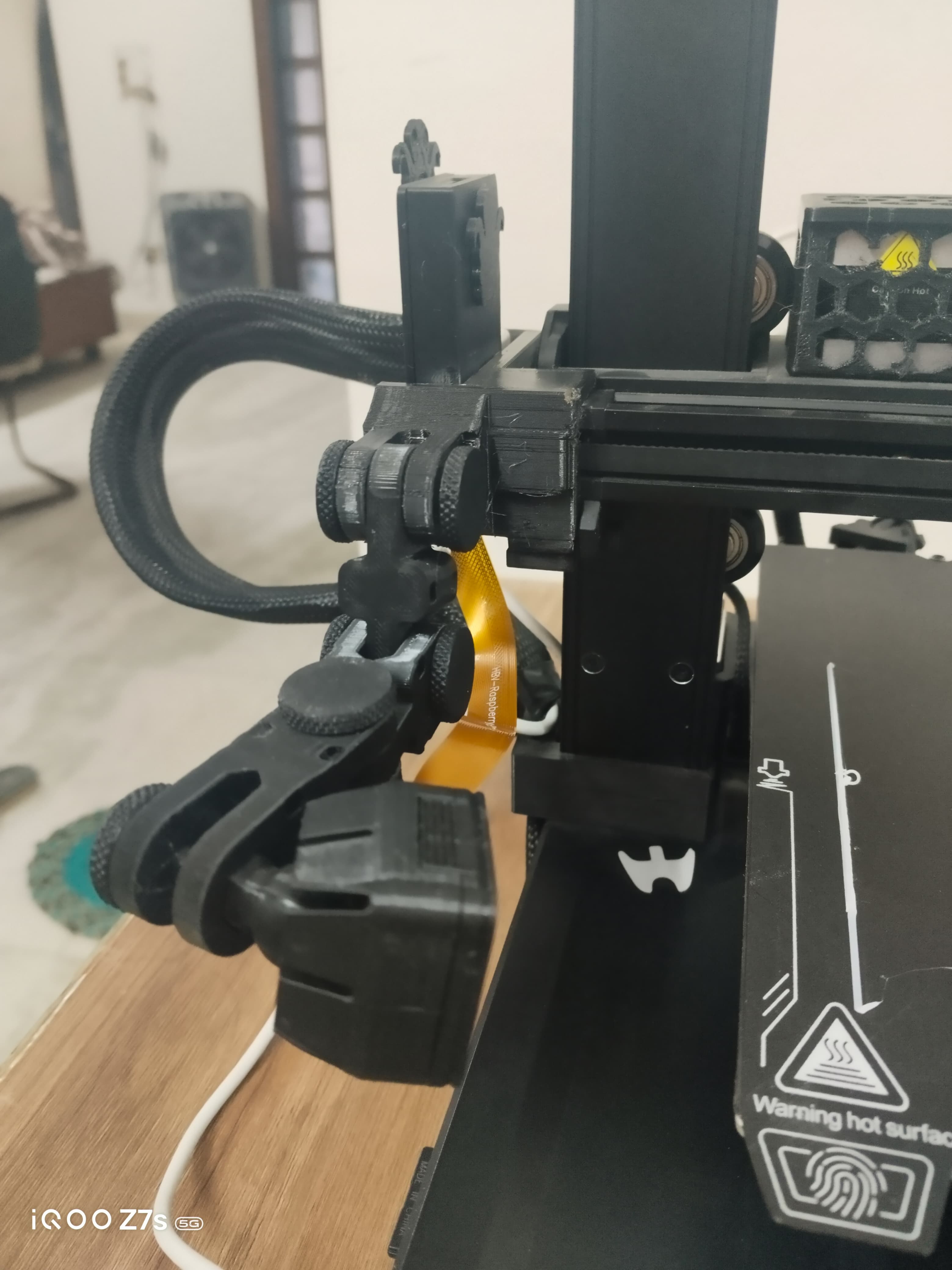 Ender 3 V3 SE Left Side Raspberry Pi Zero 2W & RPi v1.3 Camera Gimbal ...