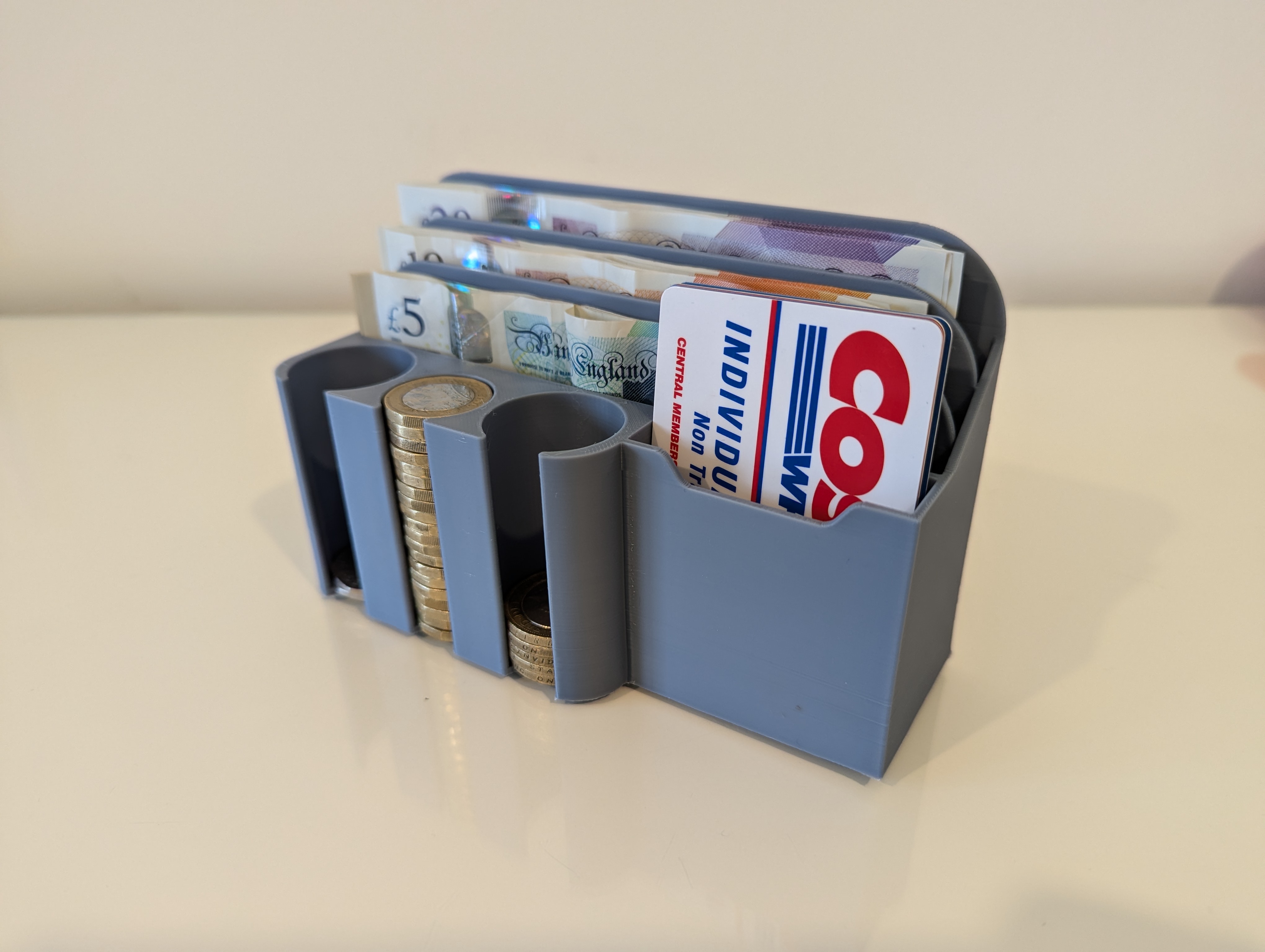 Coin, Notes and Card Storage by 3DMissPrints | Download free STL model ...