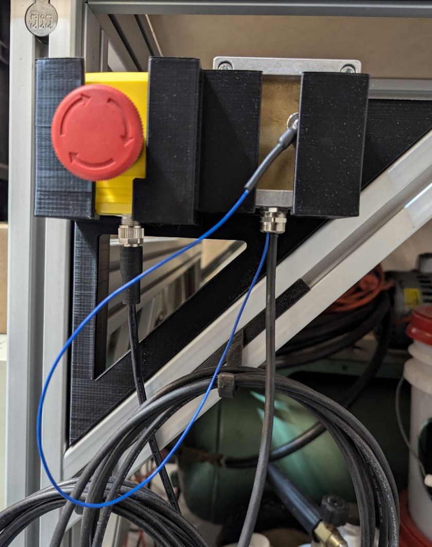 Avid CNC Router E-stop and Z index holder with cable hooks by ...