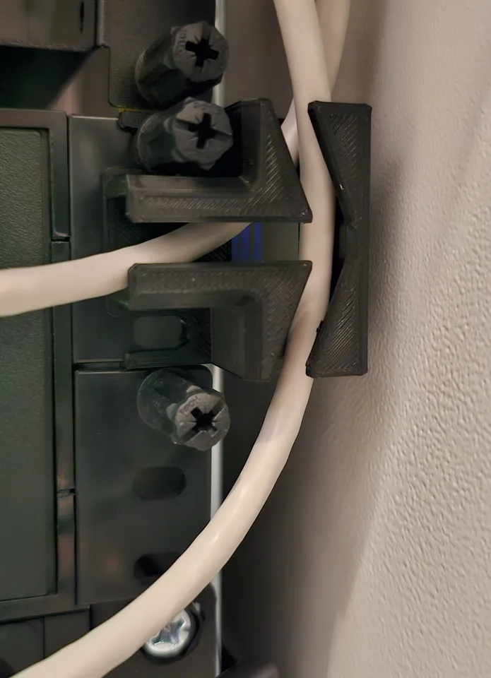 1U Rackmount Cable Management by The_Hellr1der | Download free STL ...