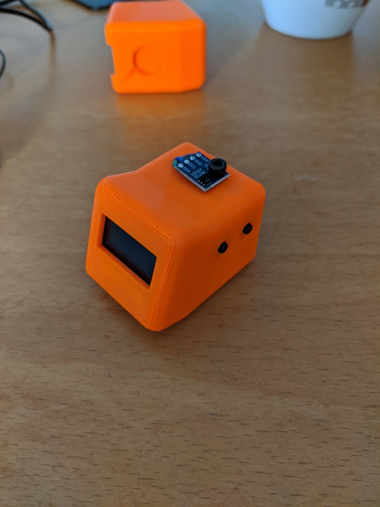 Wemos D1 Mini OLED Mini Cube Case by darken | Download free STL model ...