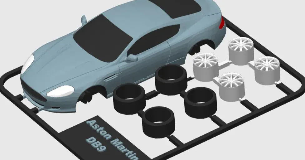 Aston Martin DB9 kit card by Tech Solutions 3D | Download free STL ...