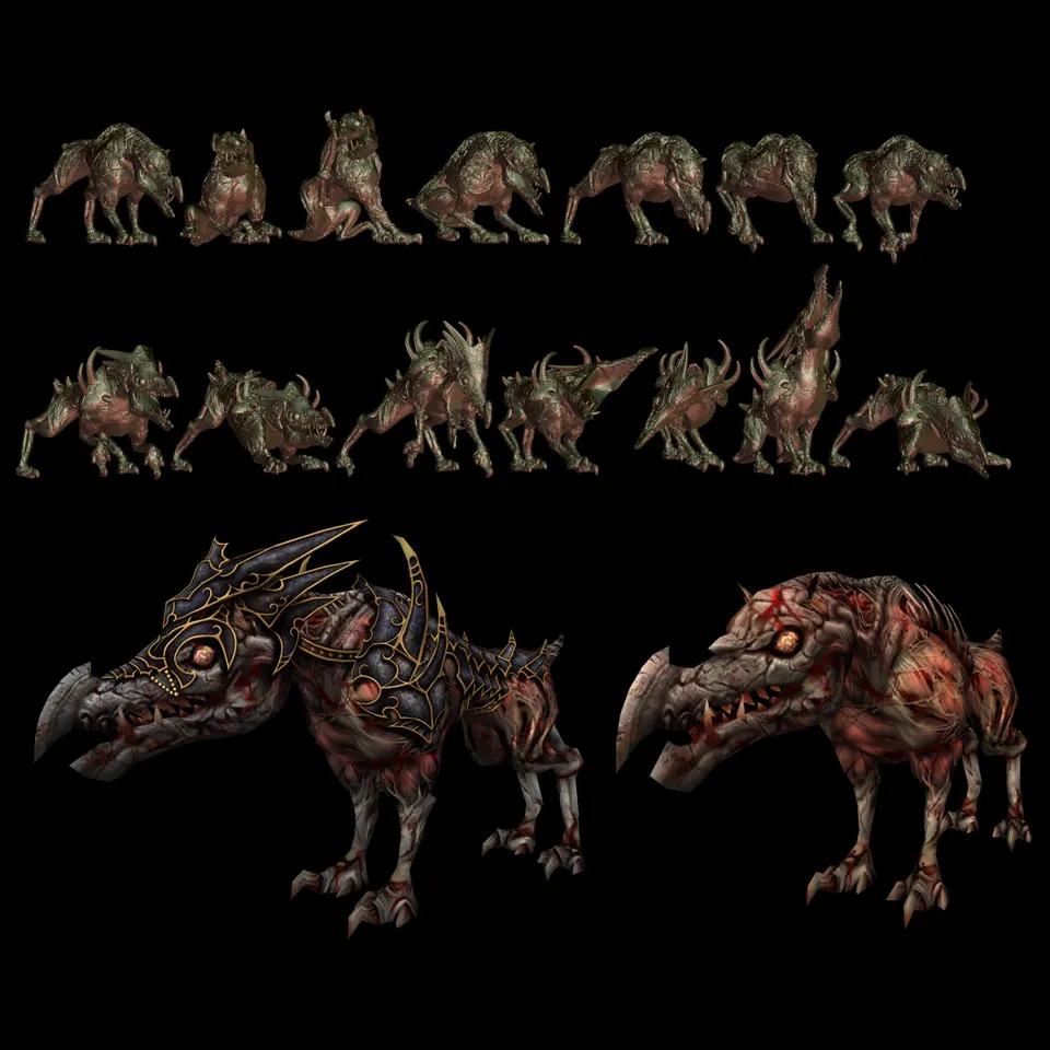 Requiem - Deadhound + Garuda by kaucukovnik.vi | Download free STL ...