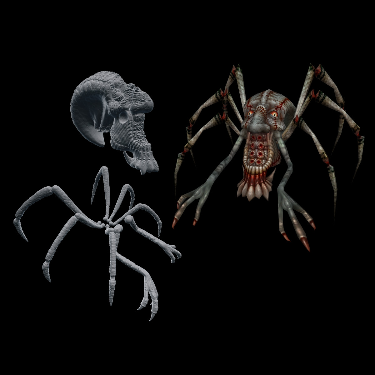Requiem - Face Spider by kaucukovnik.vi | Download free STL model ...