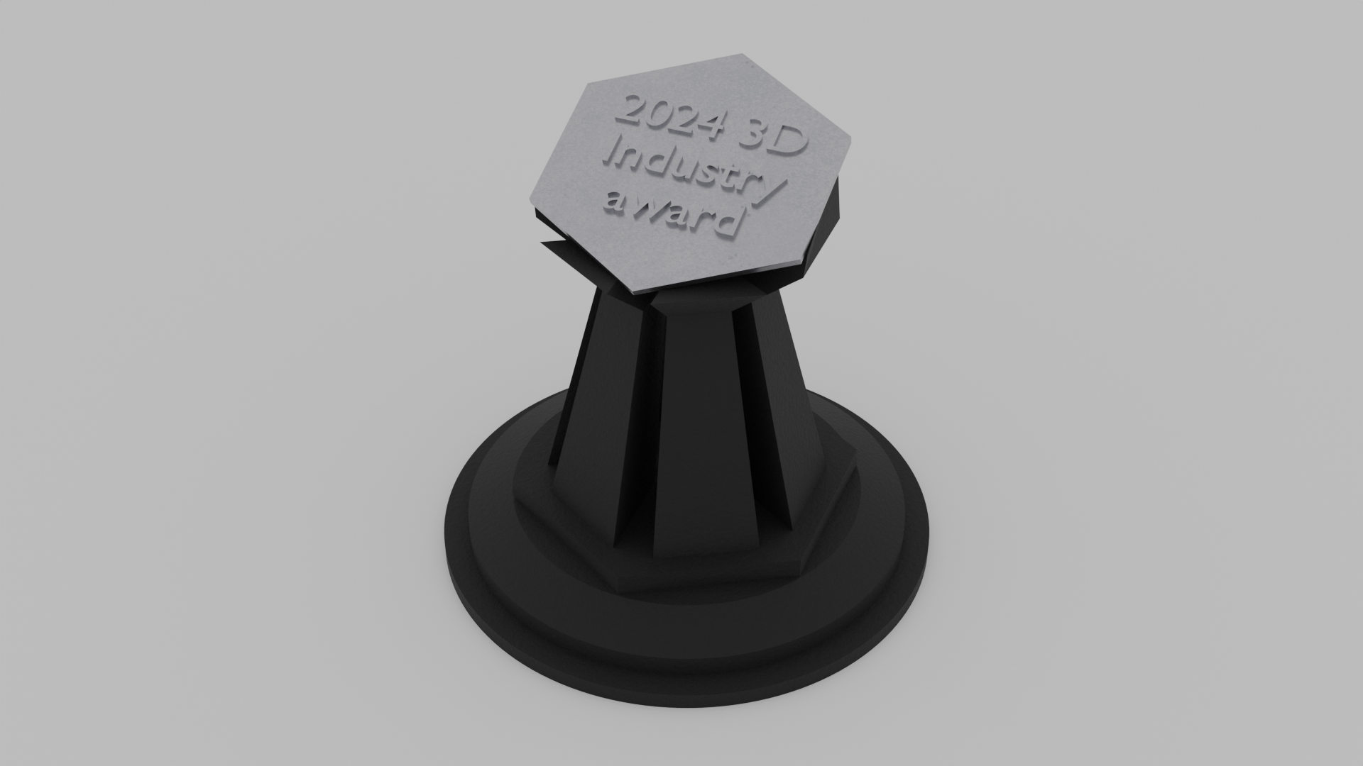 Industry awards hex inspired trophy by A-A-RON | Download free STL ...