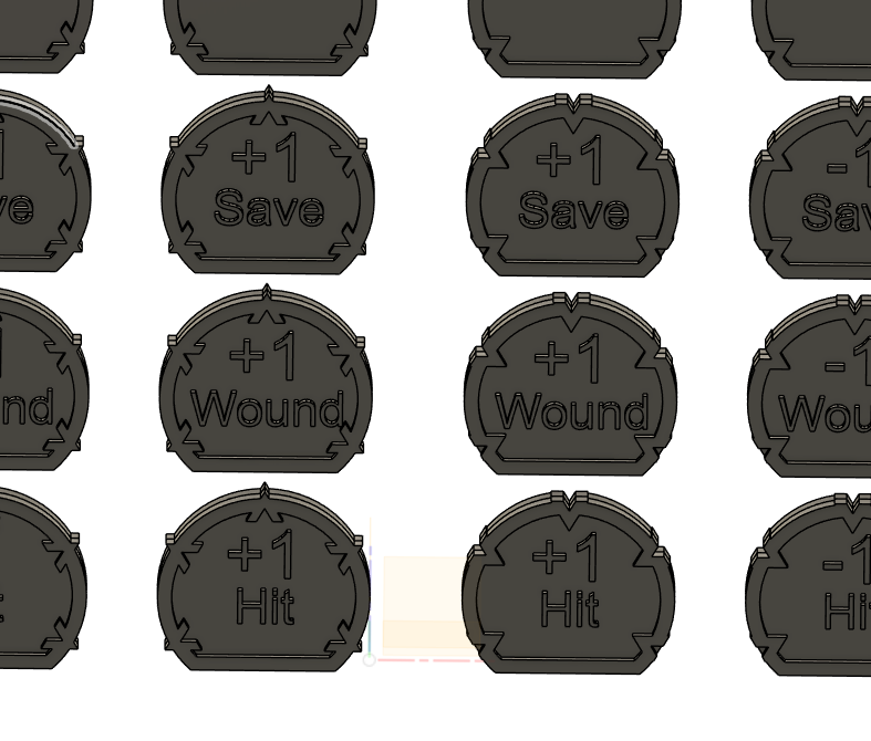 Warhammer Modifier Tokens by WT | Download free STL model | Printables.com