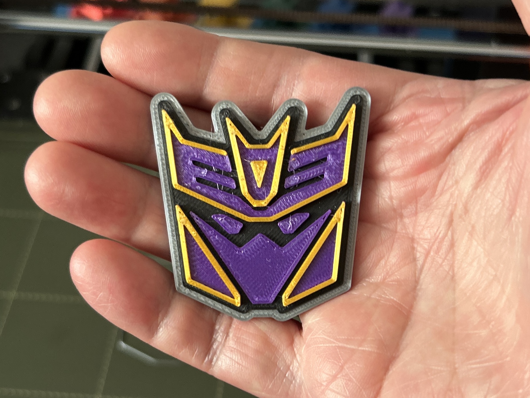 Transformers Megatronus Prime Badge & Keychain by nerdyviews | Download ...