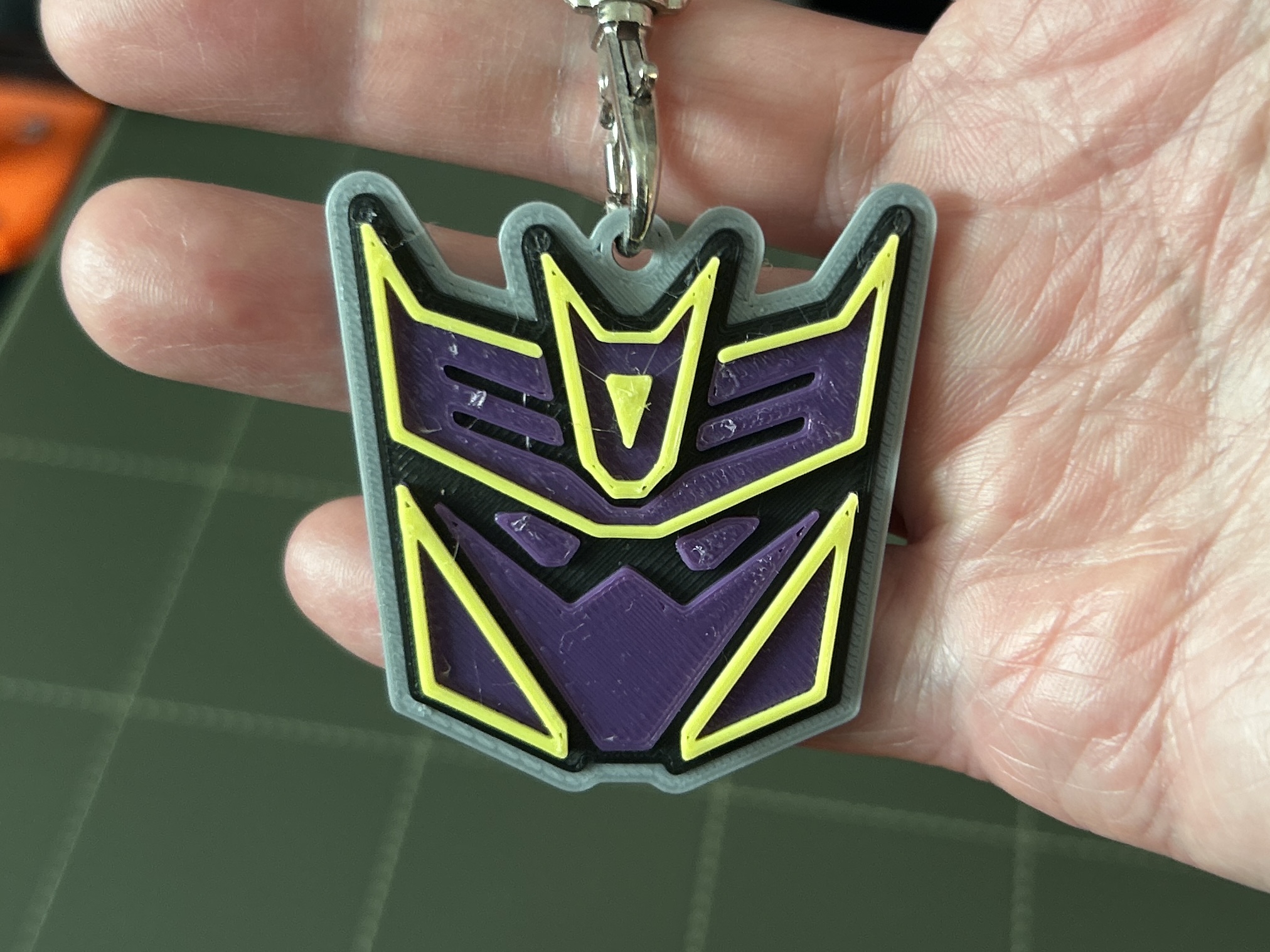 Transformers Megatronus Prime Badge & Keychain by nerdyviews | Download ...