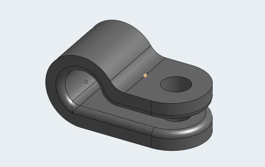 Cable clip by Isaak | Download free STL model | Printables.com