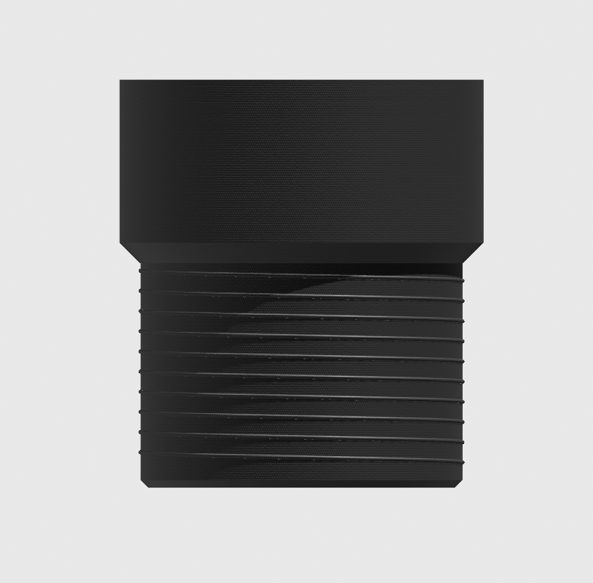 4-inch PVC drain pipe to flexible hose adapter by David Gunter ...