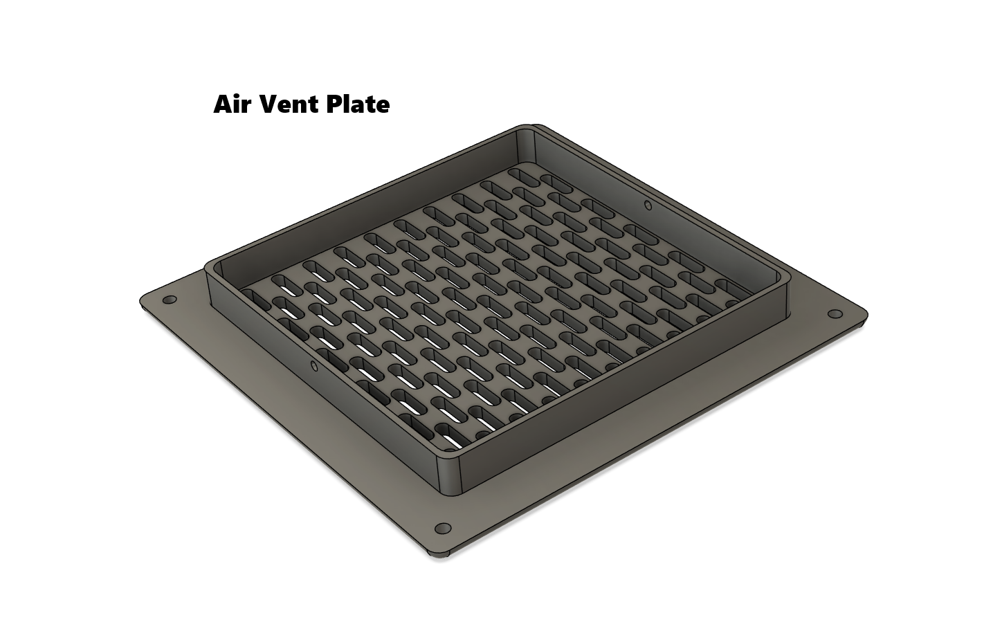 Air Vent Plate by McTech3D | Download free STL model | Printables.com