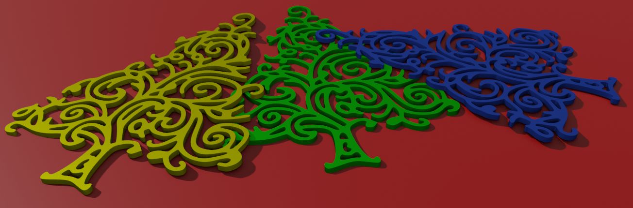 Christmastree hanger by Milinje | Download free STL model | Printables.com