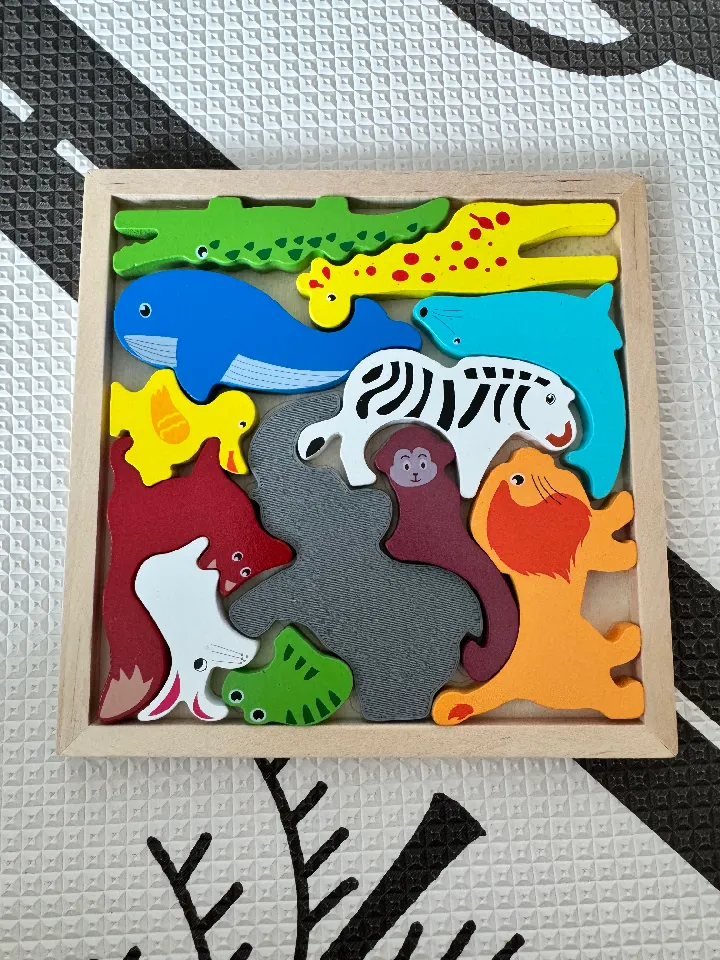 2D Wooden Toy Puzzle Animals - Elephant by shrmn | Download free STL ...