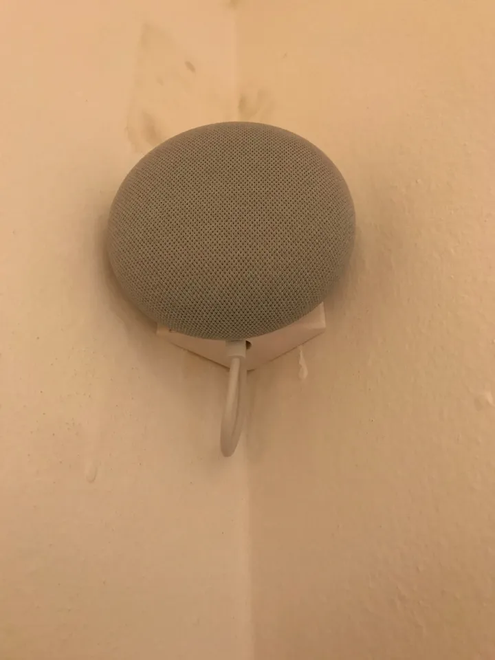 Google Nest Mini wall corner mount by Martin Silovský | Download free ...