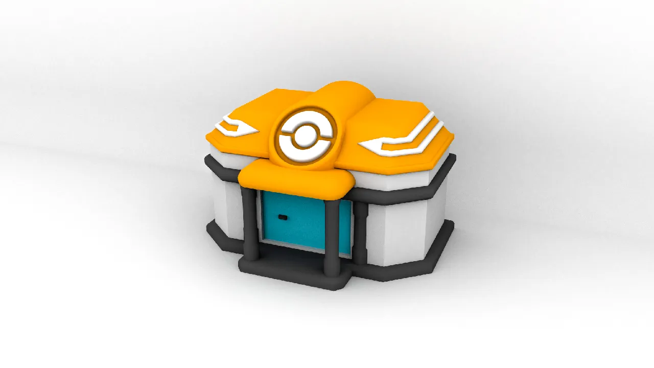 Pokemon Pokécenter V2 by Lucas | Download free STL model | Printables.com
