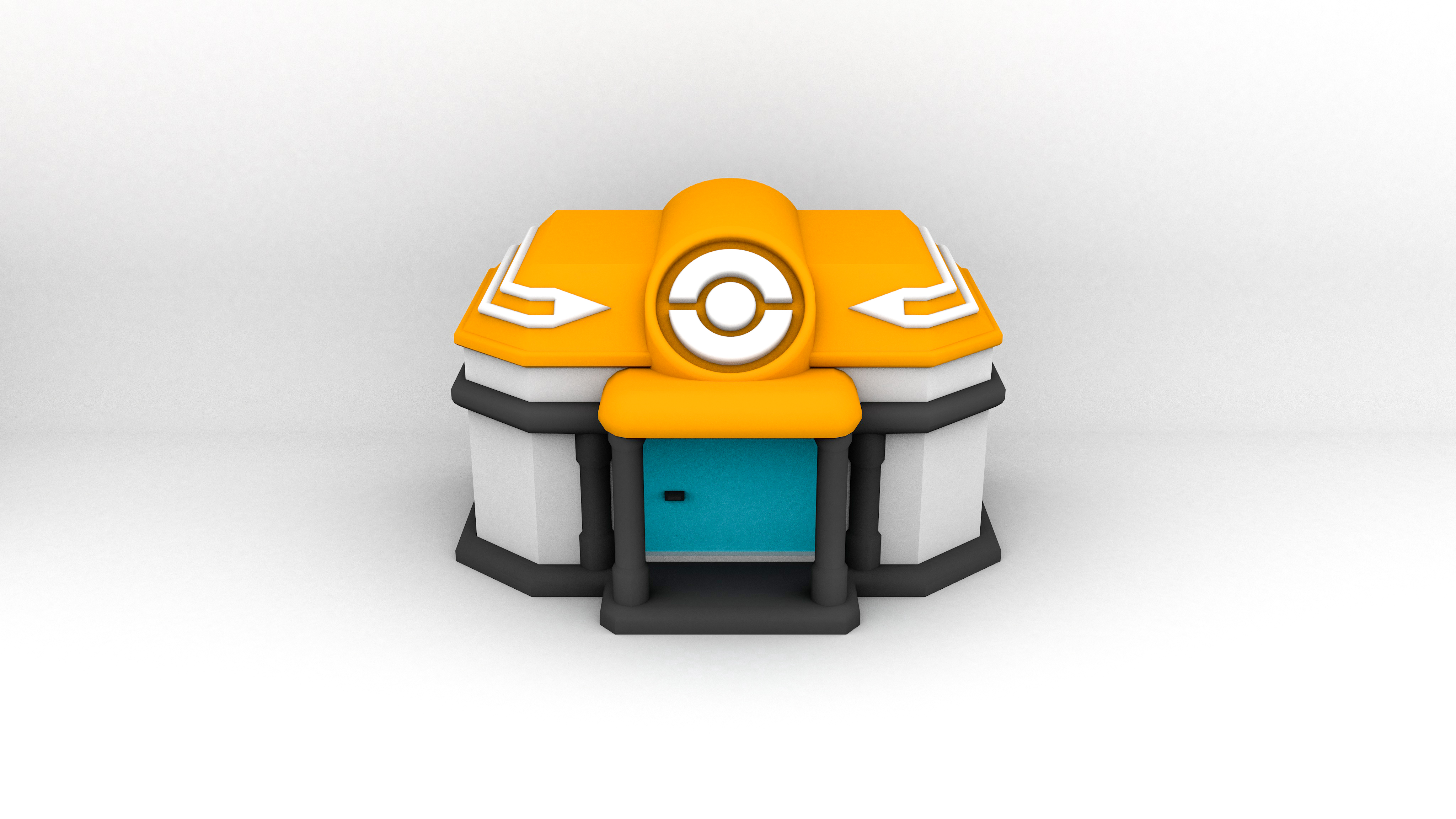 Pokemon Pokécenter V2 von Lucas | Kostenloses STL-Modell herunterladen | Printables.com