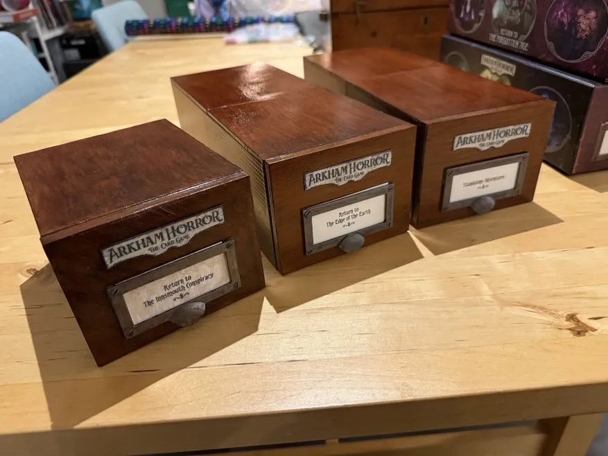 Arkham LCG "Return To" Card Boxes by Viiks | Download free STL model ...