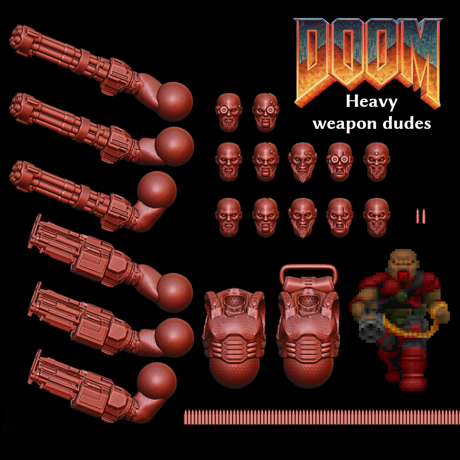 Doom - Hell Infantry by kaucukovnik.vi | Download free STL model ...