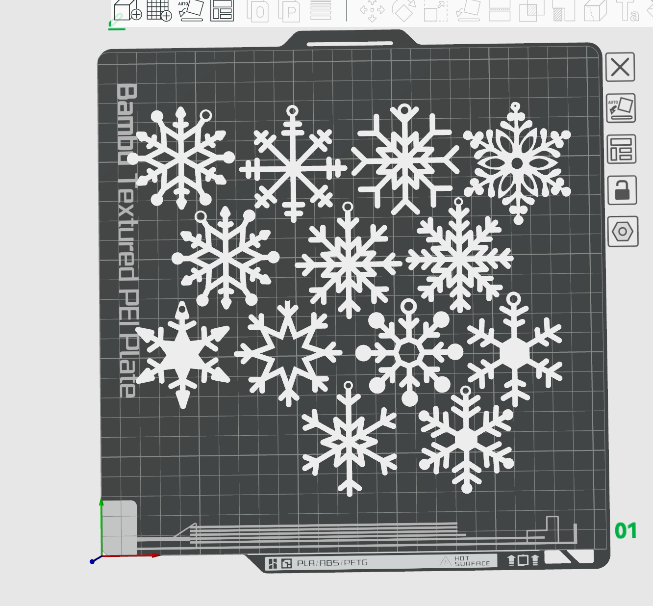 snowflakes by LTD | Download free STL model | Printables.com