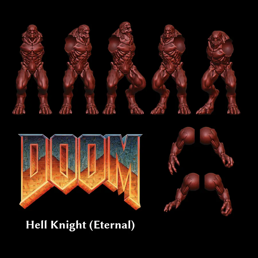 Doom - Hell Knight (Eternal) by kaucukovnik.vi | Download free STL ...