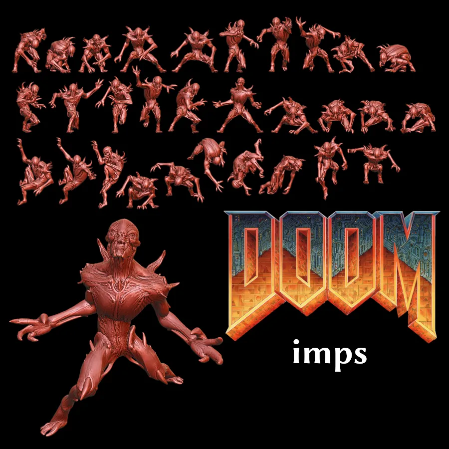 Doom - Imp by kaucukovnik.vi | Download free STL model | Printables.com