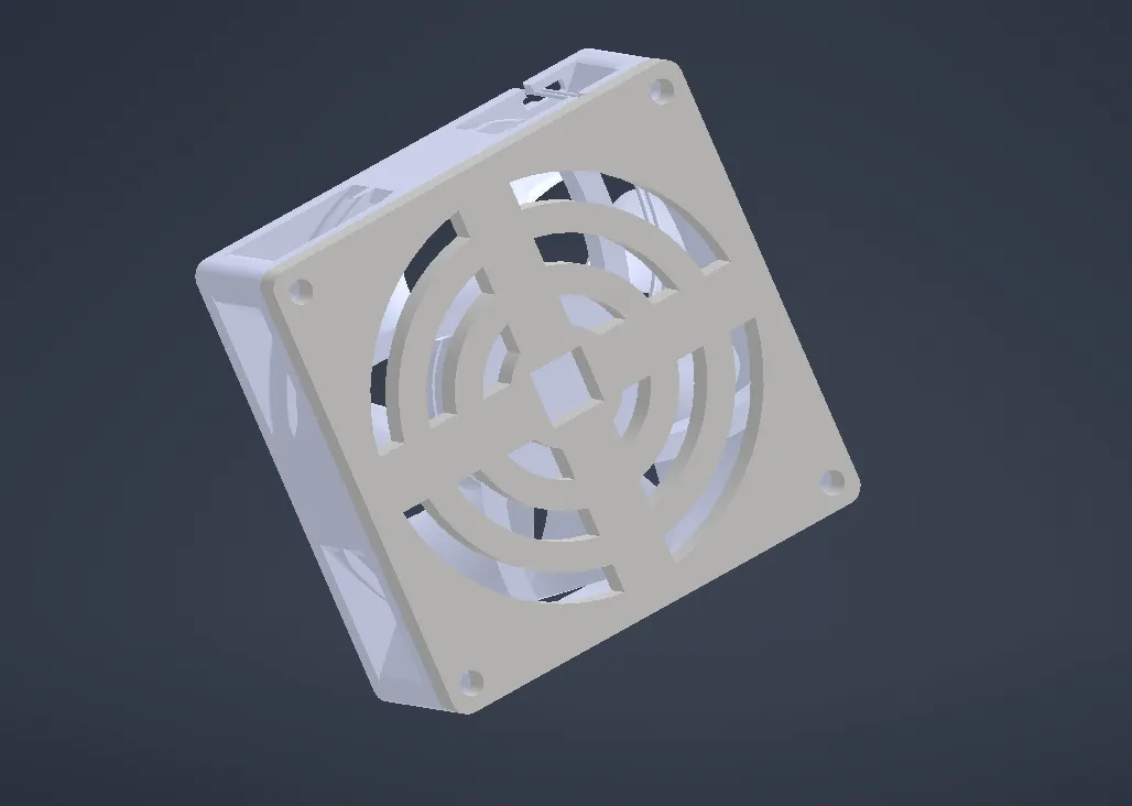 PC Fan Case 80x80 12V by Honziik | Download free STL model | Printables.com