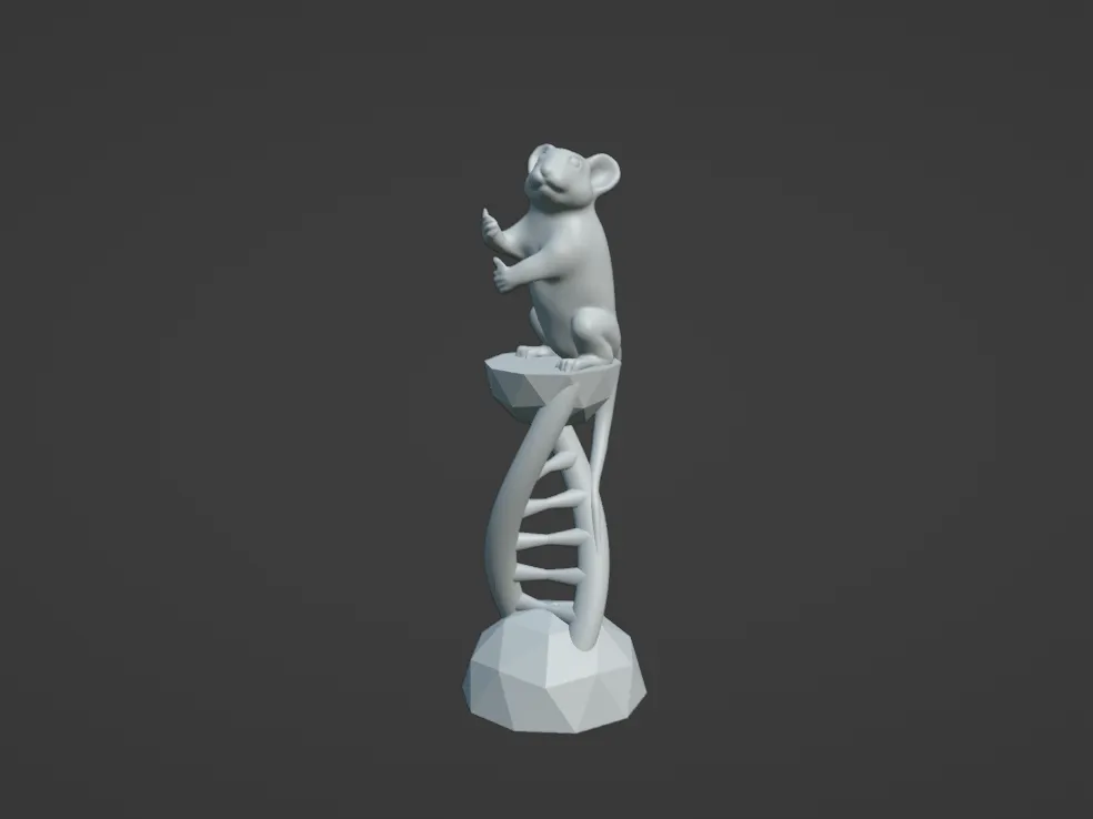 Lab rat monument with DNA pedestal (no glass) by FuzzyRaptor | Download ...