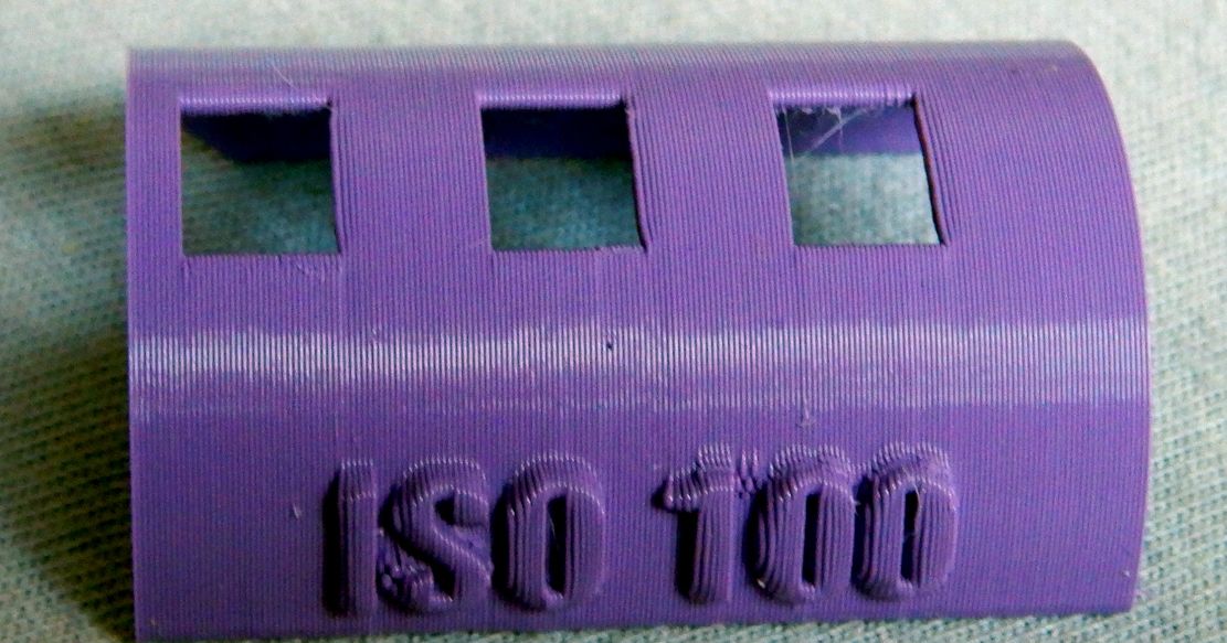 Schablone für DX-Code ISO 100; Template for DX code ISO 100 da ...