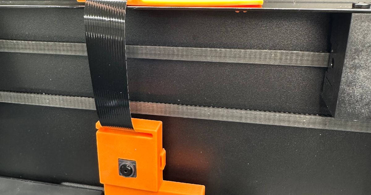 Raspberry Pi Camera v2 Upright Mount with Cable Routing for Bambu X1/P1 ...