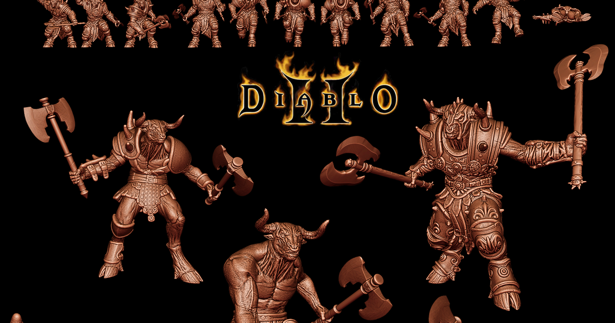 Diablo II - Blood Lord by kaucukovnik.vi | Download free STL model ...