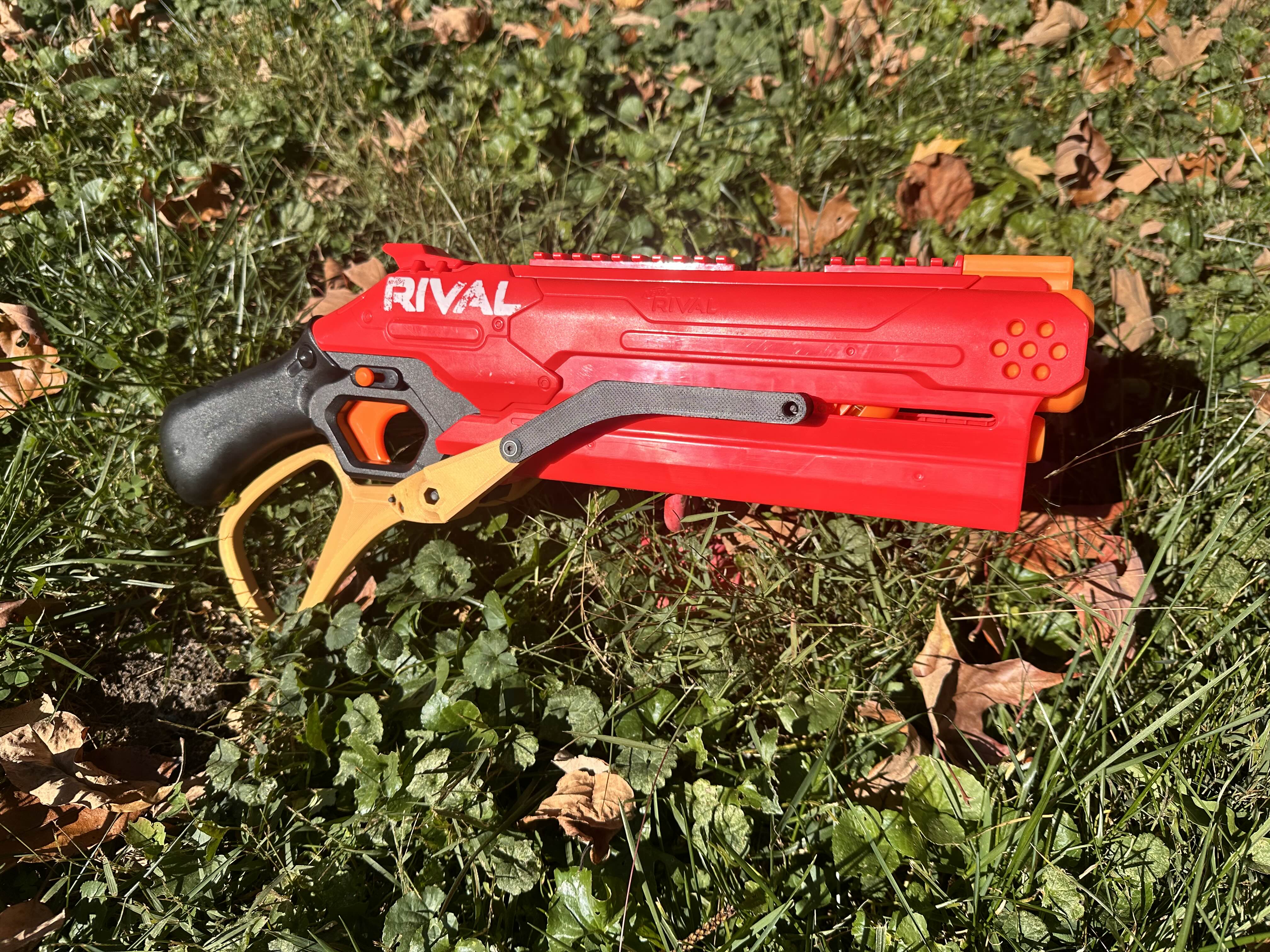 Nerf Rival Takedown Lever Action Mod by Spagoodler | Download free STL ...