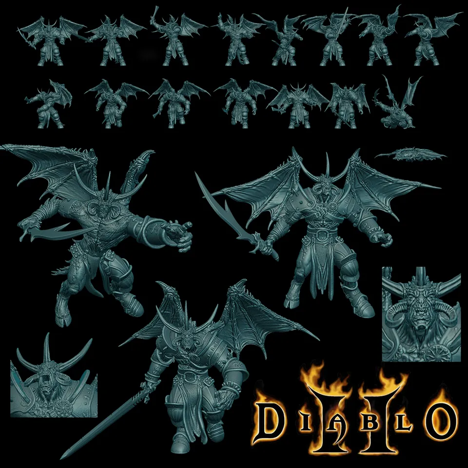 Diablo II - Izual + Greater Demons by kaucukovnik.vi | Download free ...